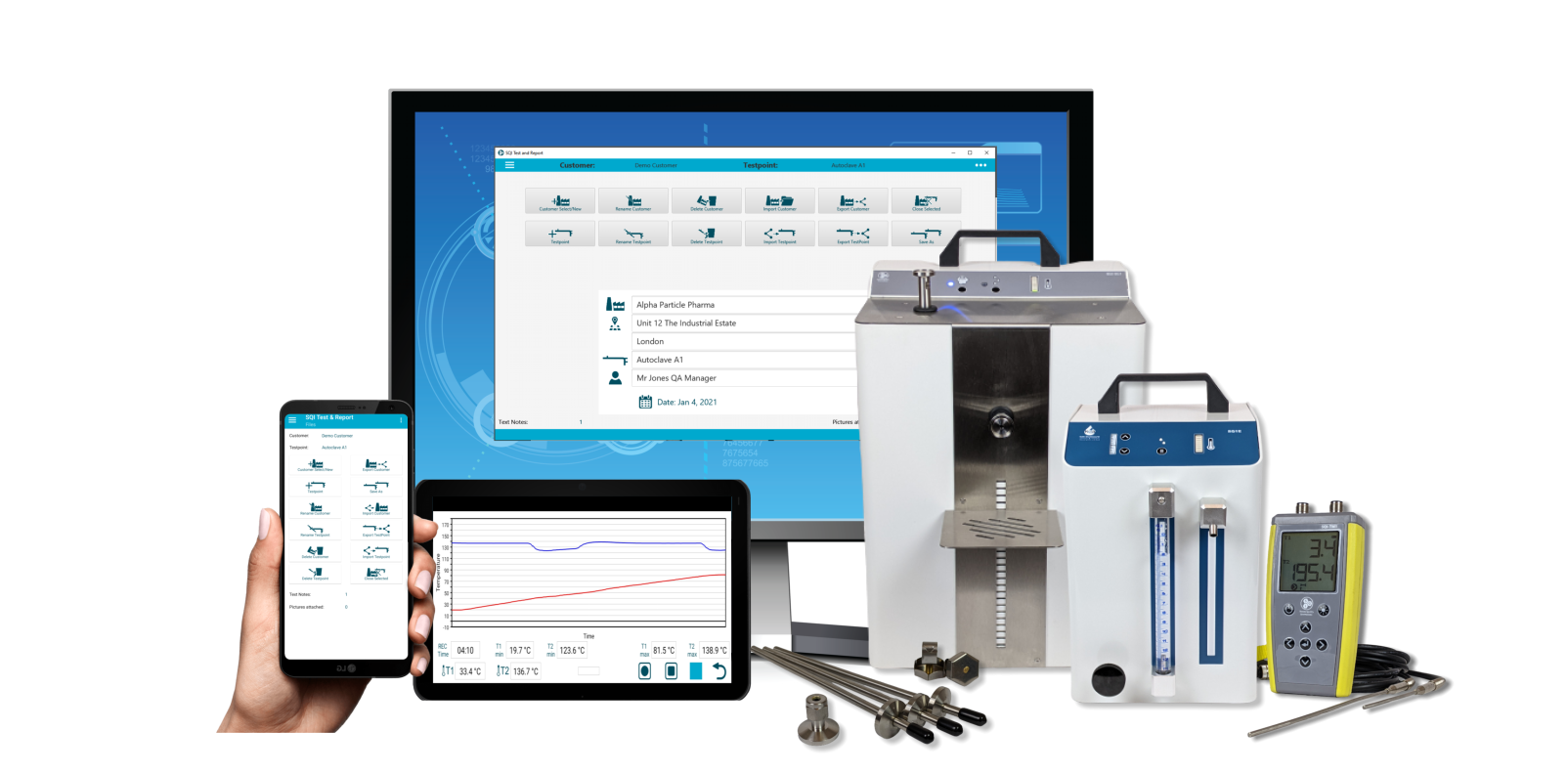 Steam Quality Test Equipment - TJB Systems Ltd